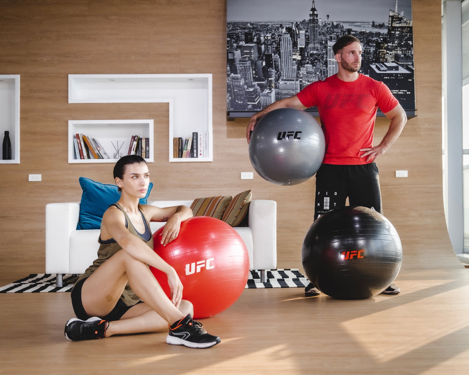 UFC FitBall - 55cm 66cm and 75cm Exercise Ball With Pump – Spirit ...